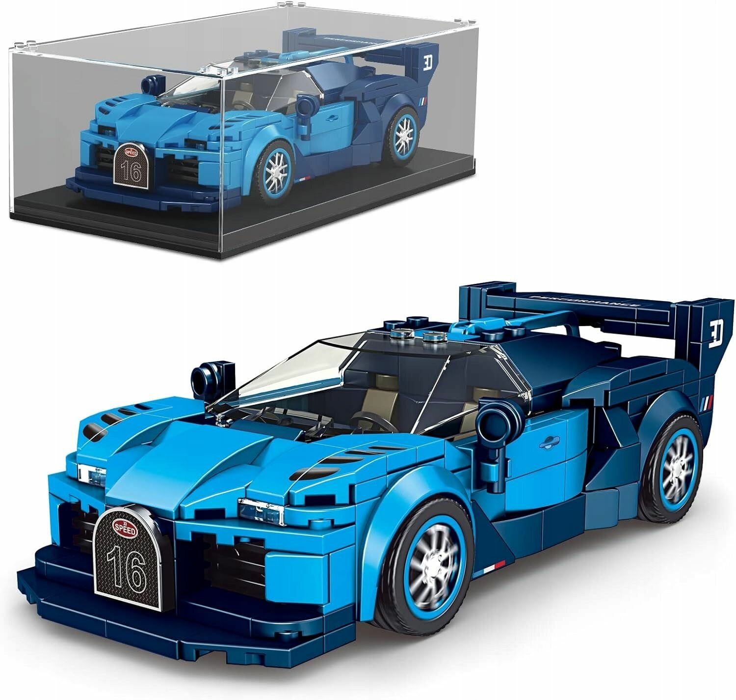 Конструктор пластиковый Mould King BUGATTI VISION GT - Бугати Визион - 336эл. - Моулд кинг 27001