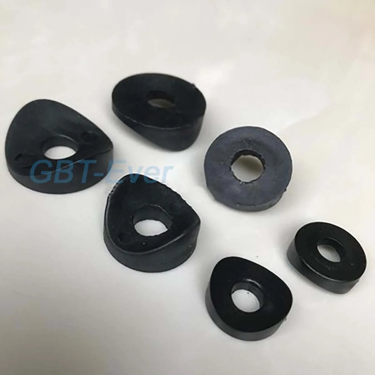 10/20/30 шт, прокладка для утконоса, диаметр 16/19/25 мм, отверстие 6/8 мм, полые шарниры, круглые трубки для крепления стула, шайба, пластиковая изогнутая прокладка
