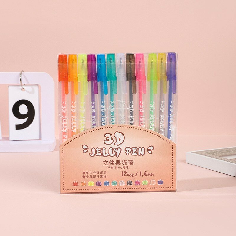 Набор маркеров Cute 3D, трехмерная желейная ручка