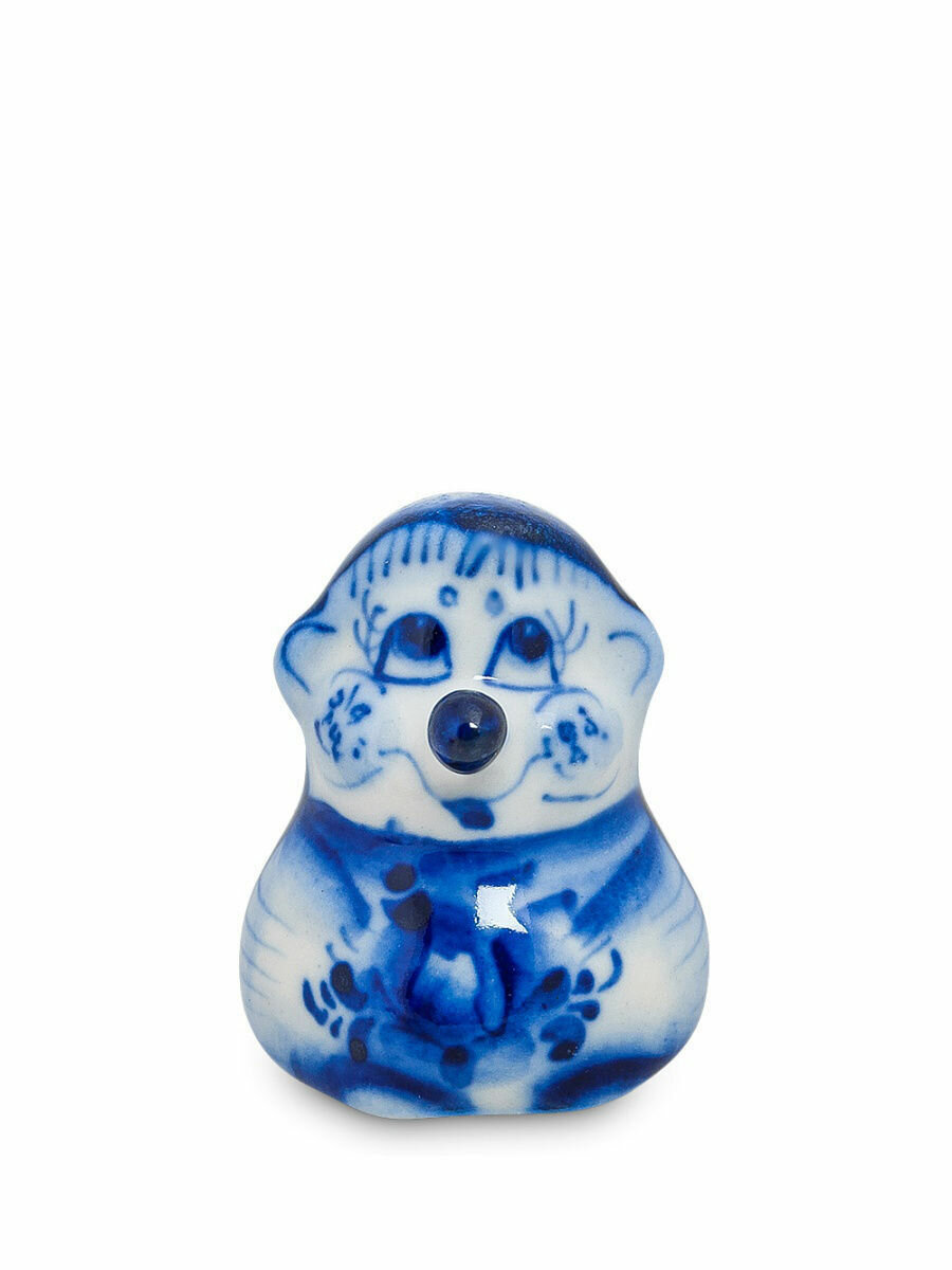 Фигурка "Ежик" мал. (Гжельский фарфор)