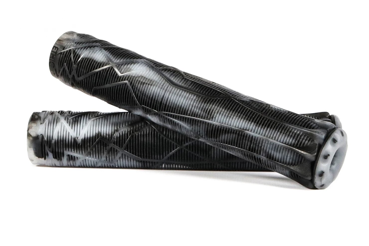 Грипсы для трюкового самоката Ethic "Rubber Grips", с барендами - Transparent Black