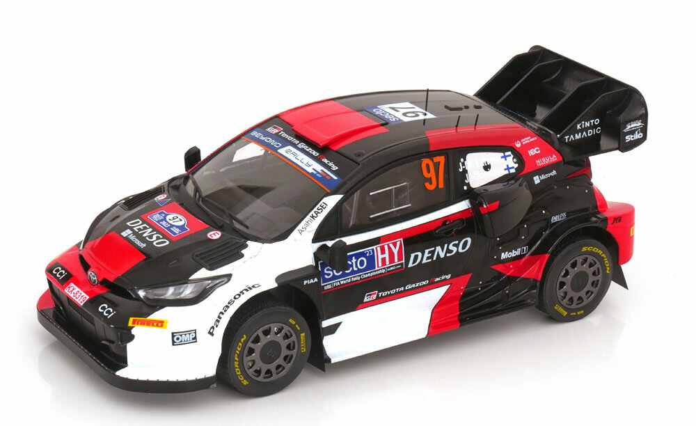 Модель коллекционная IXO Toyota gr yaris rally 1 hybrid no 97 rally finland 2023