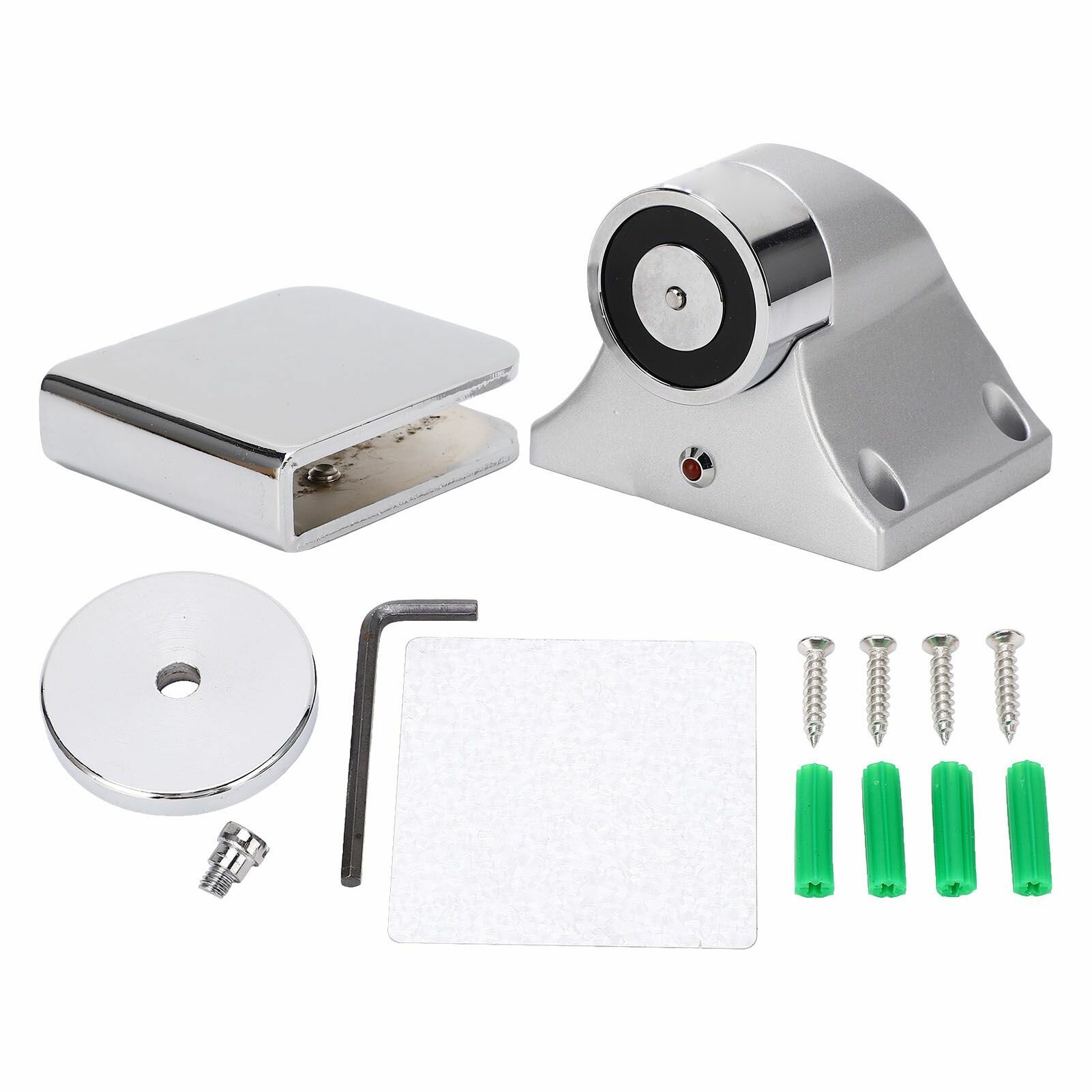 Электромагнитный дверной упор, магнитный фиксатор двери, 500N сила притяжения, DC 24V