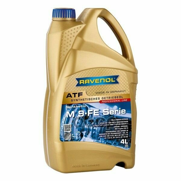 Масло Ravenol Трансмиссионное Atf M9fe-Serie 4Л Mb 236.15 Ravenol арт. 121112700401999