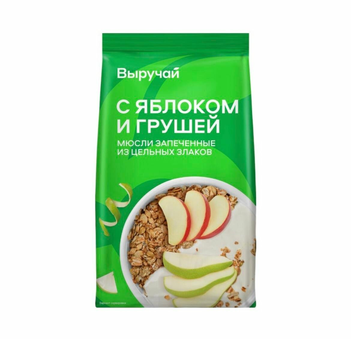 Мюсли выручай запеченные с яблоком и грушей, 300 г * 5 шт.