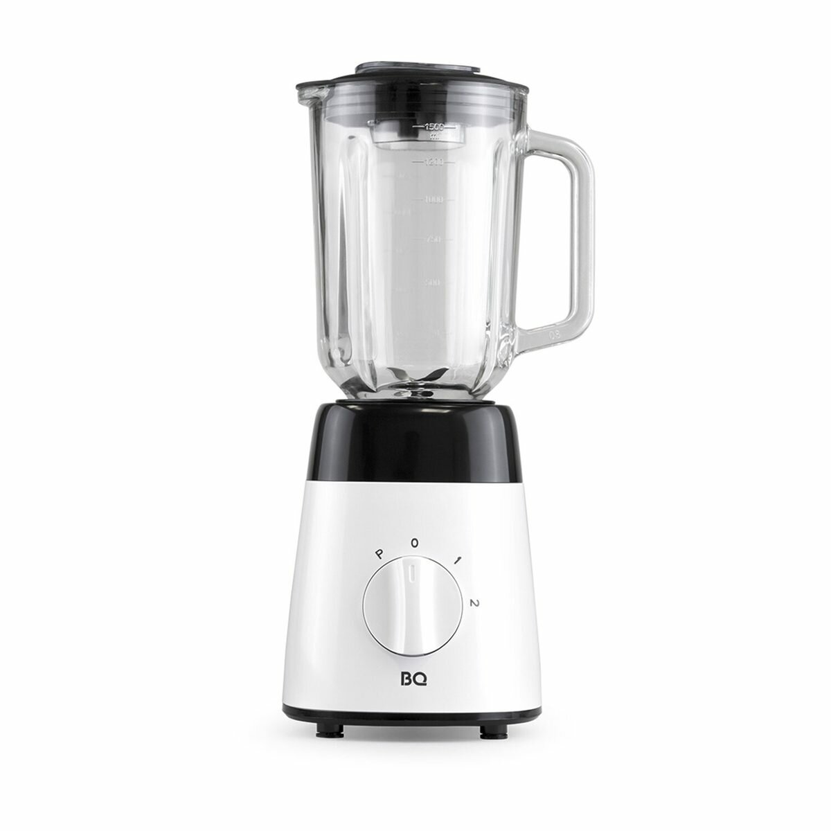 Блендер стационарный BQ SB1008, 1000Вт, 2 скорости, чаша 1,5л, пластик, черный/белый (86192480), 2 уп.