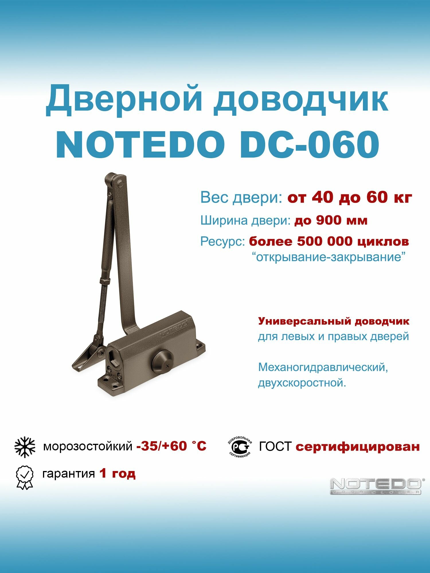 Доводчик дверной