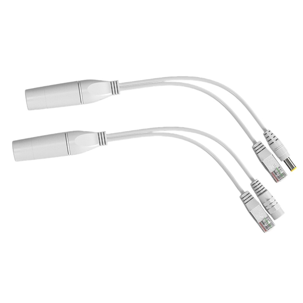Пассивный PoE-Инжектор И Комплект Разветвителей С Разъемами DC5.5x2.1 мм RJ45 PoE-Инжектор-Разветвитель Для питания по сети Ethernet