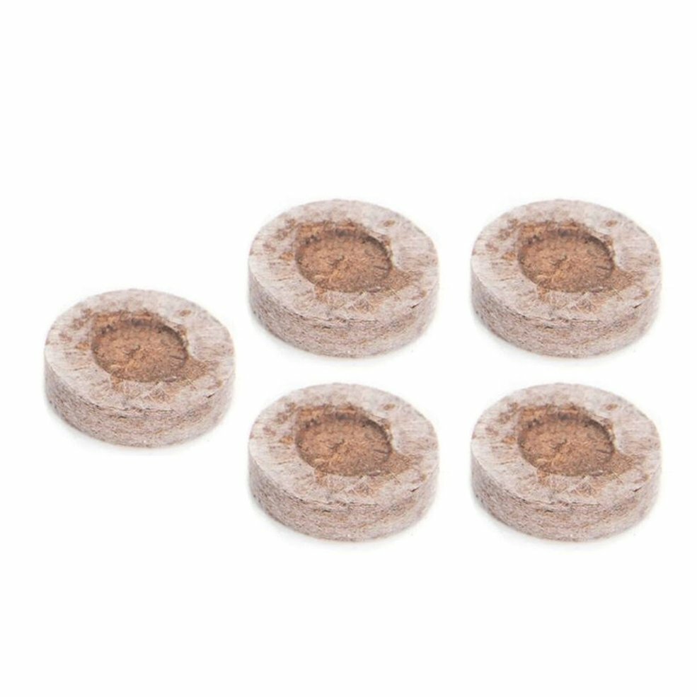 5 шт. 30 мм торфяные семена стартовые пробки поддон посадка рассадный почвенный блок - коричневый