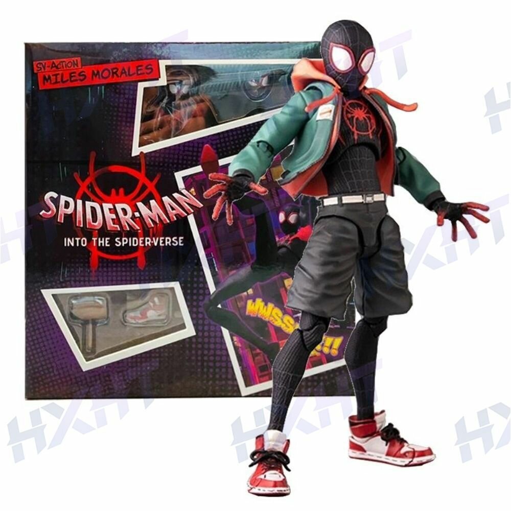 15 Cm Спайдермена Miles Фигурка Спайдермена Из Коллекции Anime Spider