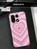 Чехол на OnePlus 15 / Ван Плас 15 с принтом Pink heart latte, прозрачный