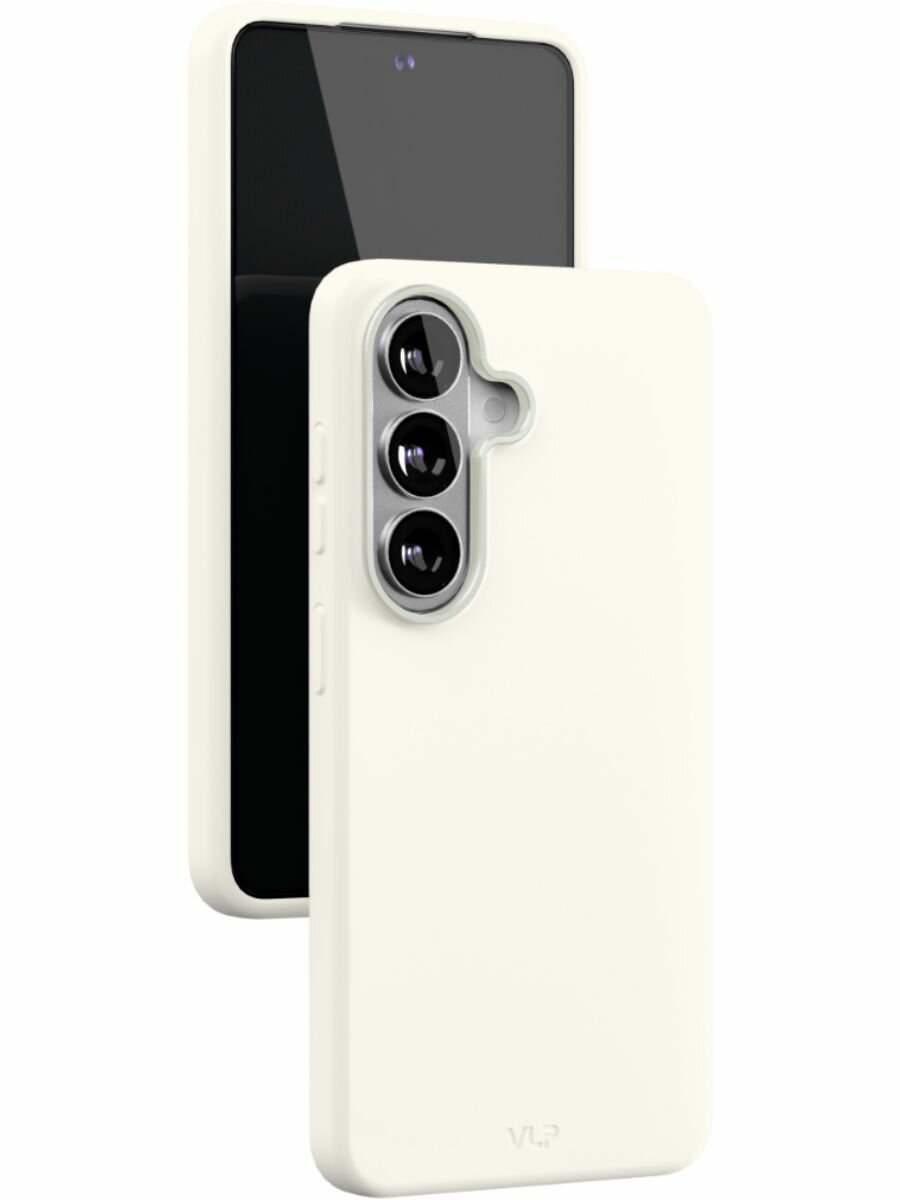 Чехол-накладка VLP Aster Pro Case with MagSafe для смартфона Samsung Galaxy S26, белый