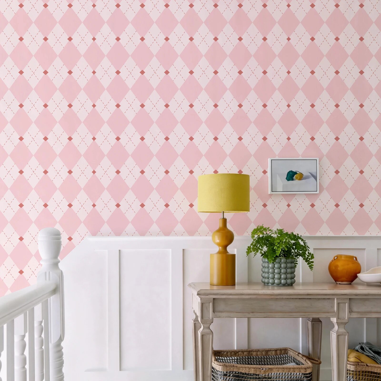 Виниловые самоклеящиеся обои Modern Light Pink