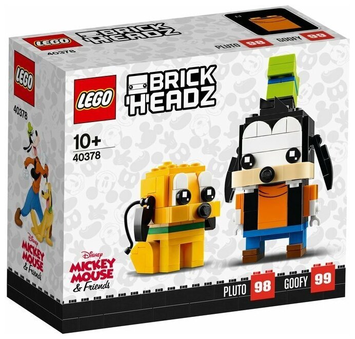 Конструктор LEGO BrickHeadz Гуфи и Плуто (LEGO 40378)