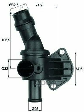 Корпус термостата В сборе (для европейского рынка) Mahle/Knecht арт. TI887