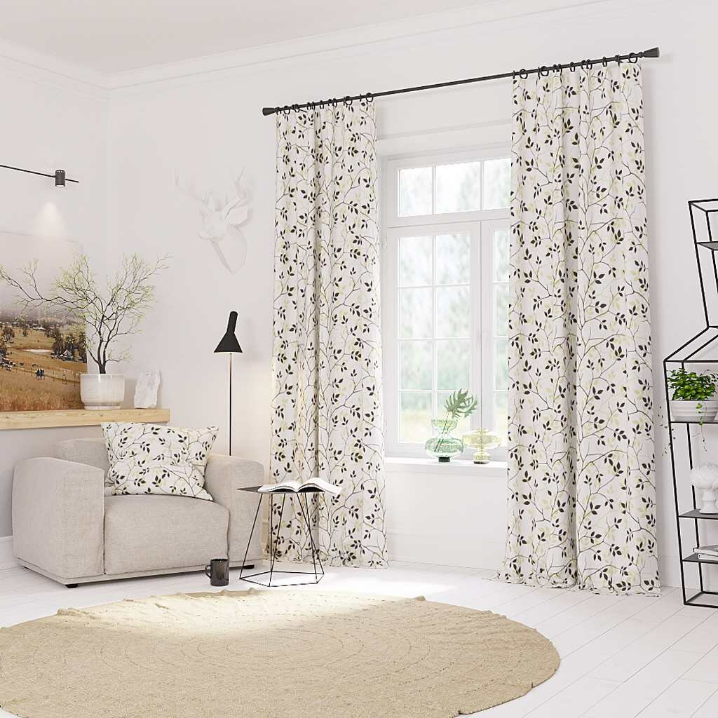 Шторы для спальни гостиной детской комнаты арт. 1141.5 Ш150xВ270 см. 2шт. Габардин на ленте. Комплект