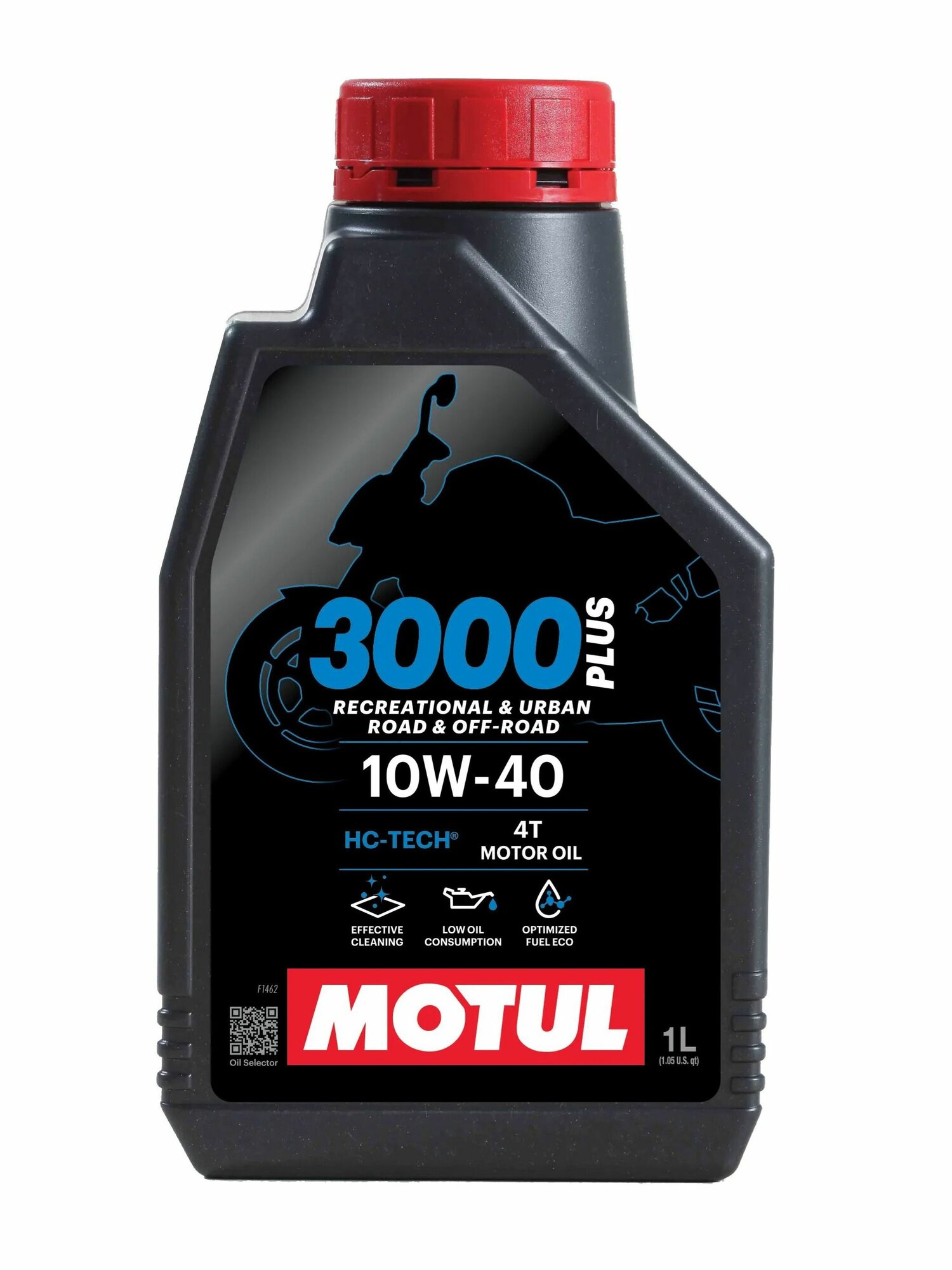 MOTUL 3000 4T PLUS 10W-40 Масло моторное, Полусинтетическое, 1 л