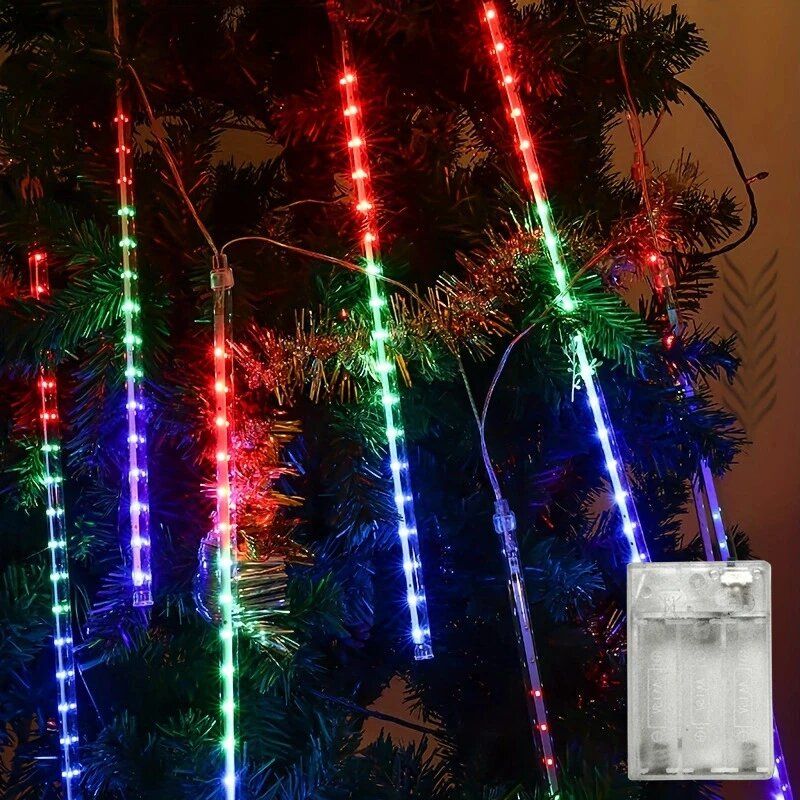 Метеоритный Дождь, Светодиодные Гирлянды, Уличные Декоративные Вечерние, Свадебные, Рождественские Елки, Украшения