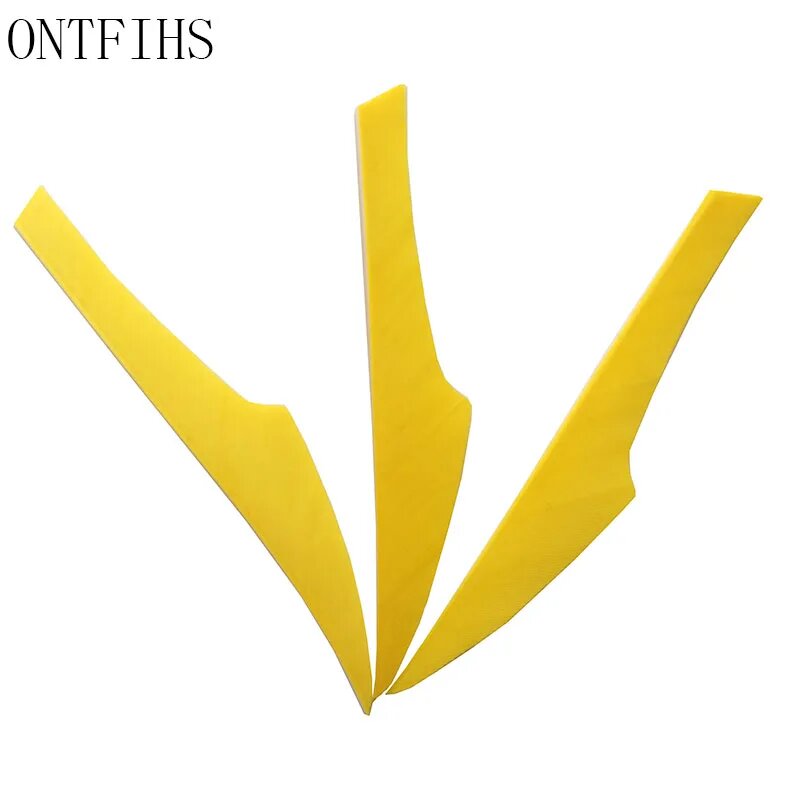 50 шт. стрелы с перьями ONTFIHS King Style для лука Желтый, Желтый