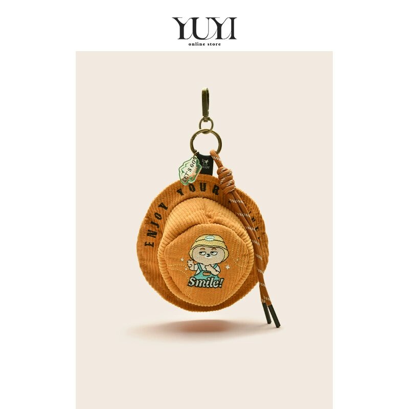 YUYI подлинный IP жирный медведь goes out to the wild креативный фонарик портативный ночник плюшевый брелок сумка кулон