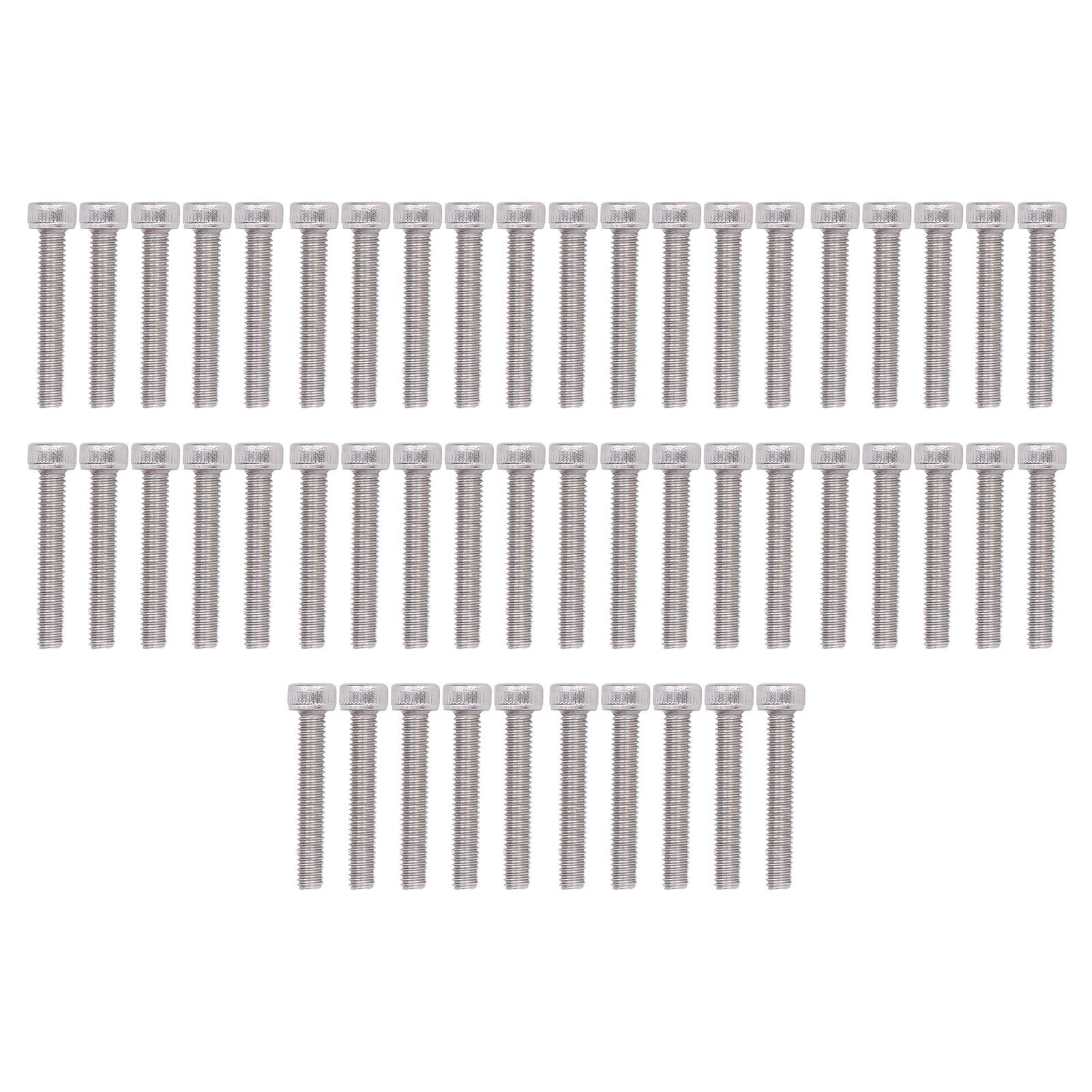 50 винтов с шестигранной головкой и полукруглой головкой из оцинкованной стали M4 для крепления пресс-форм деталей машин 2800-0004-0025