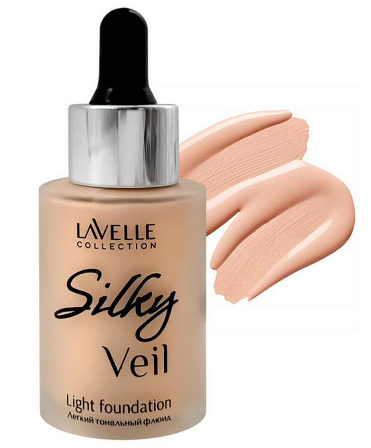 Lavelle Collection Silky Veil Легкий тональный флюид для лица 30 мл. №01 фарфоровый