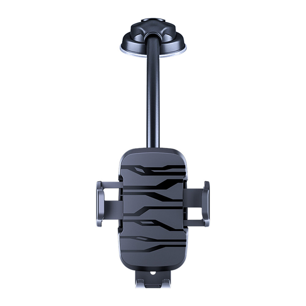Универсальное крепление для телефона в машине с зажимом D29 и гибкой присоской RG, поворотное на 360° для вентилятора