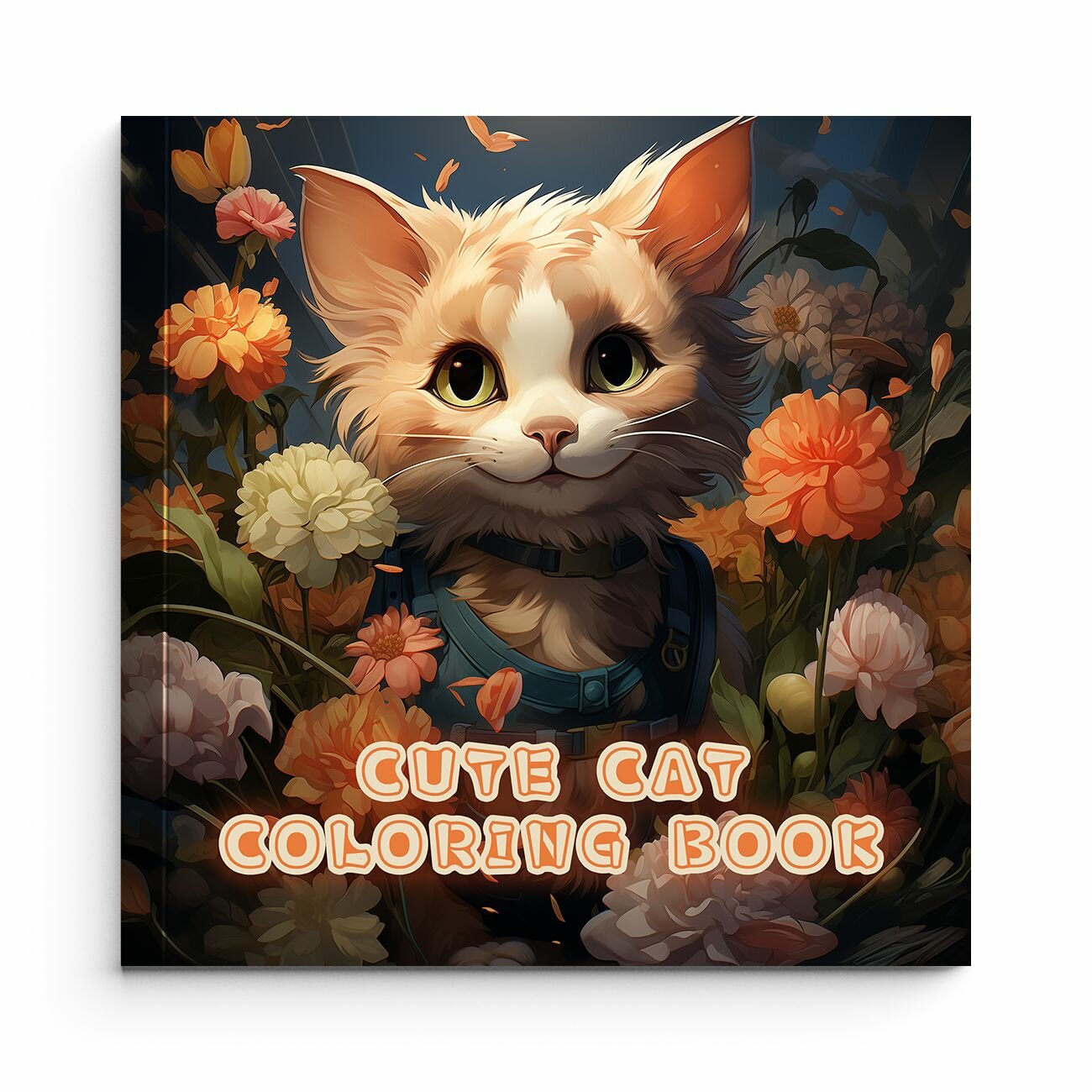 Книжка-раскраска Животное, Альбом для рисования Животное, высокое качество Книга каракулей20 см*20 см, подходит для раскрашивания как взрослыми, так и детьми