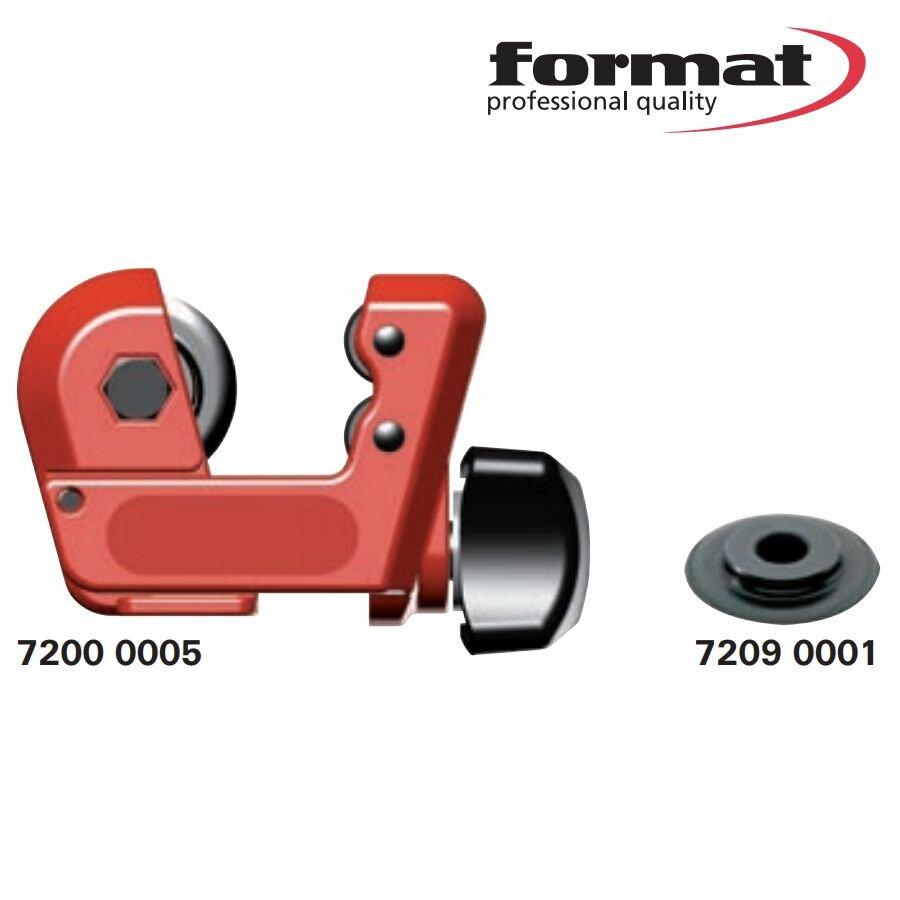 Роликовый труборез 1/8"-5/8" (3-16 mm) Mini Format 7200 0005 Fplus