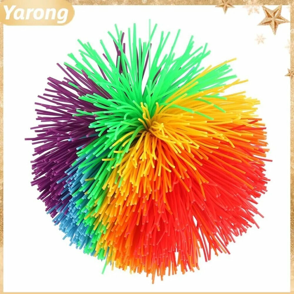 Цветной сенсорный мяч, силиконовый, для снятия стресса, для всех возрастов