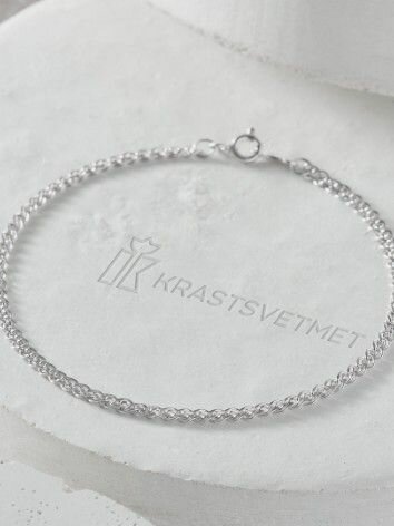 Браслет, серебро, 925 проба, родирование