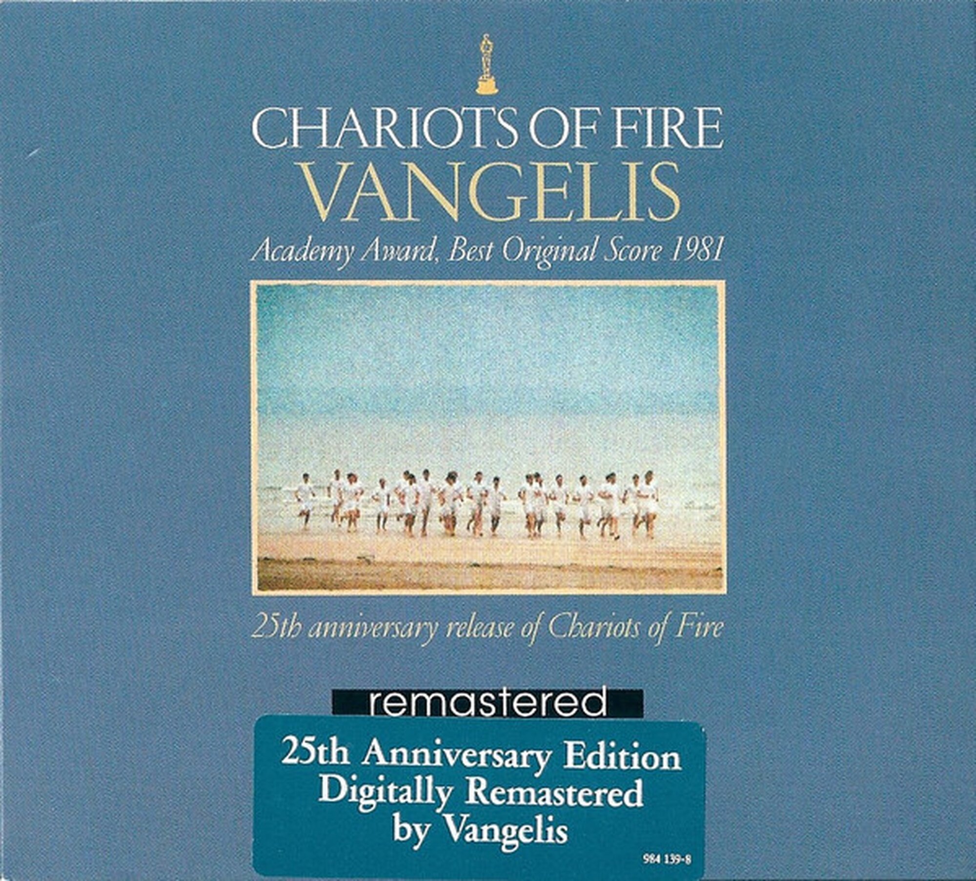 Audio CD Vangelis Chariots Of Fire, Remastered, Universal Music Catalogue, 1 диск, Lounge, Chillout, Downtempo