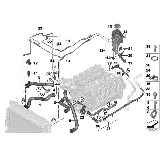BMW 07129905516 (07129905516) болт torx с шайбой [org]
