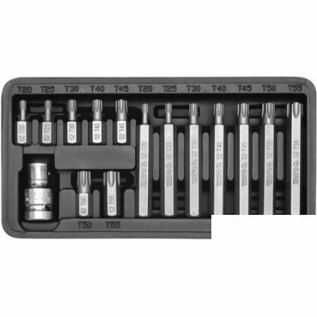 Набор бит Yato YT-0411 (15 предметов)