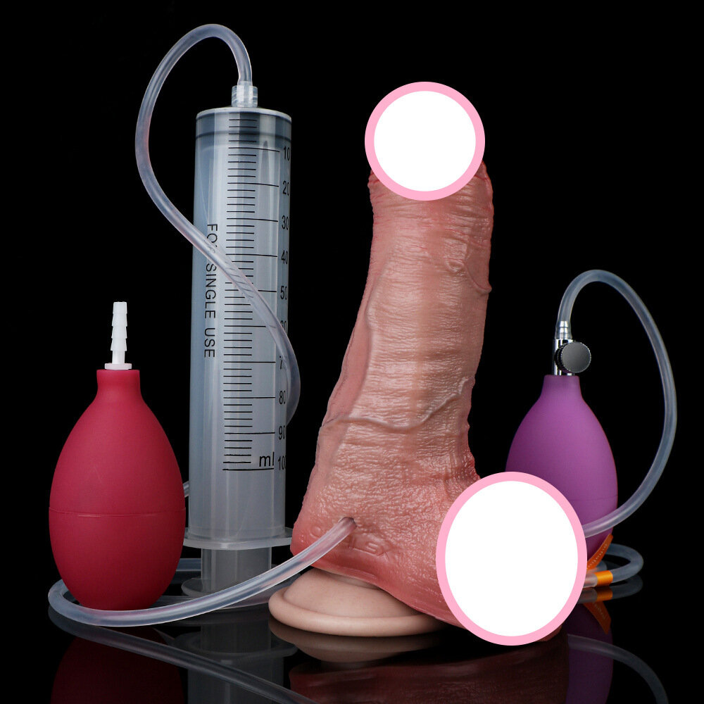 ORALSX-Надувной водяной брызги имитация фаллического пениса женское расширение клизмы мастурбирует мойки секс-игрушки