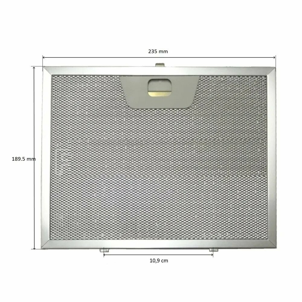 2 шт. Жировой фильтр Lonfur для кухонных вытяжек. Faber, Franke 133.0017.055, Алюминиевый жироуловитель, сетка - решетка 234x189 мм