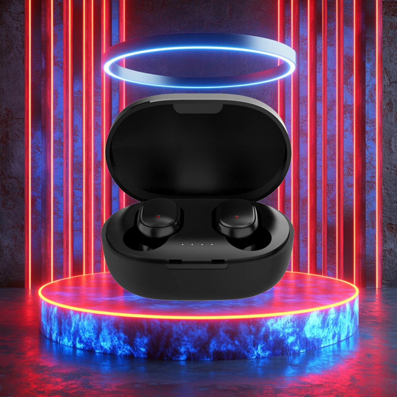Viikei Наушники беспроводные с микрофоном, Bluetooth, USB Type-C, черный гарнитура для смартфона для звонков
