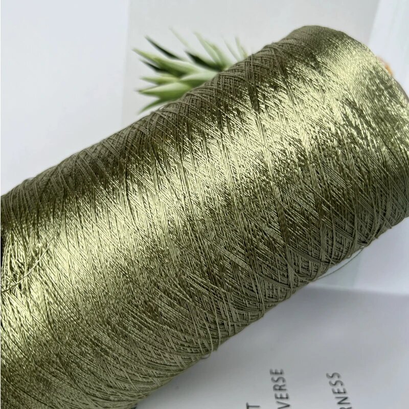 Пряжа Ледяной шелк YIYIYIBA, цвет Pea green, 500г