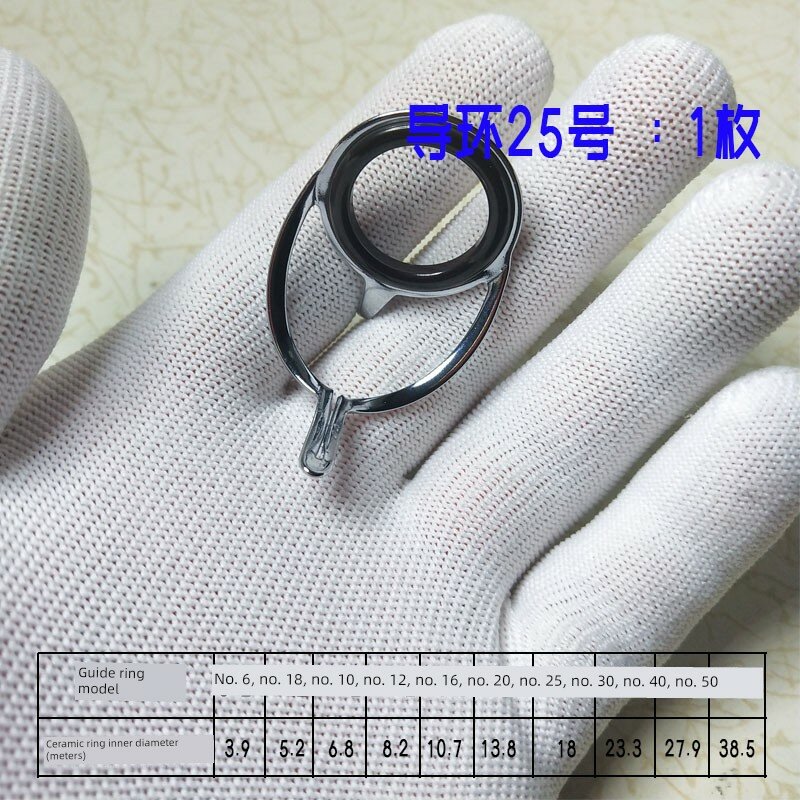 Направляющее кольцо BT из нержавеющей стали, двойное направляющее кольцо для ног Luya, длинное кольцо для метательной