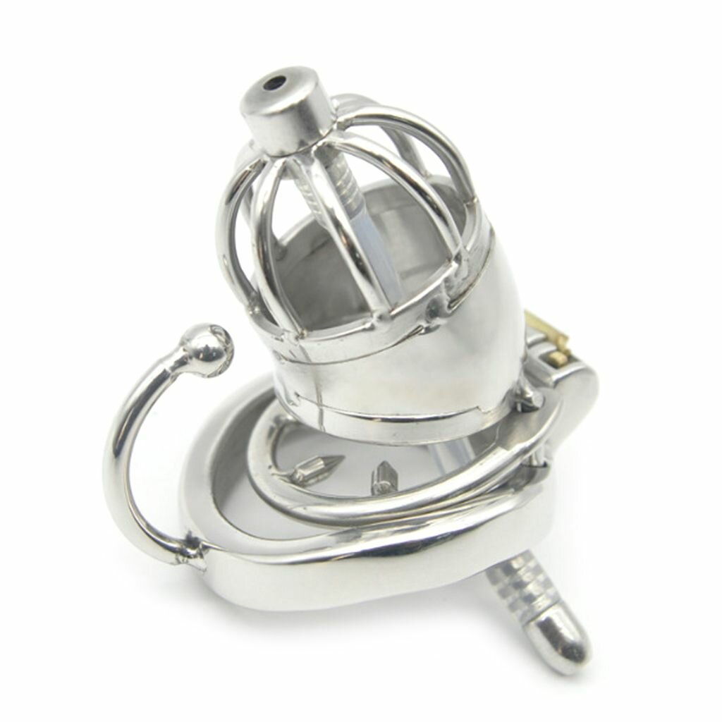 (1 шт.) Замок целомудрия/дуга для брючного ремня с защелкивающимся кольцом C277-Внутренний диаметр защелкивающегося кольца 50 мм