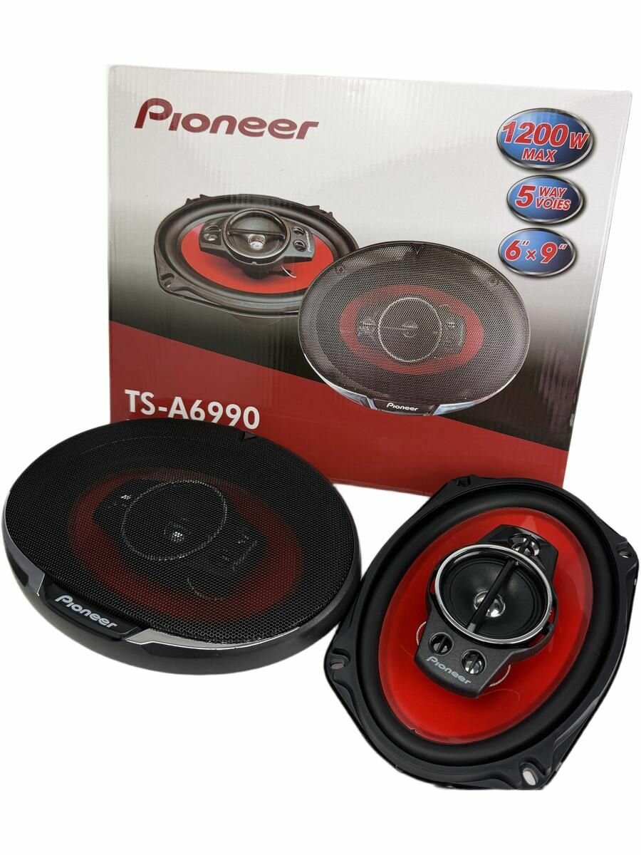 Колонки автомобильные TS-A6990, коаксиальные, овалы 15 см x 23 см