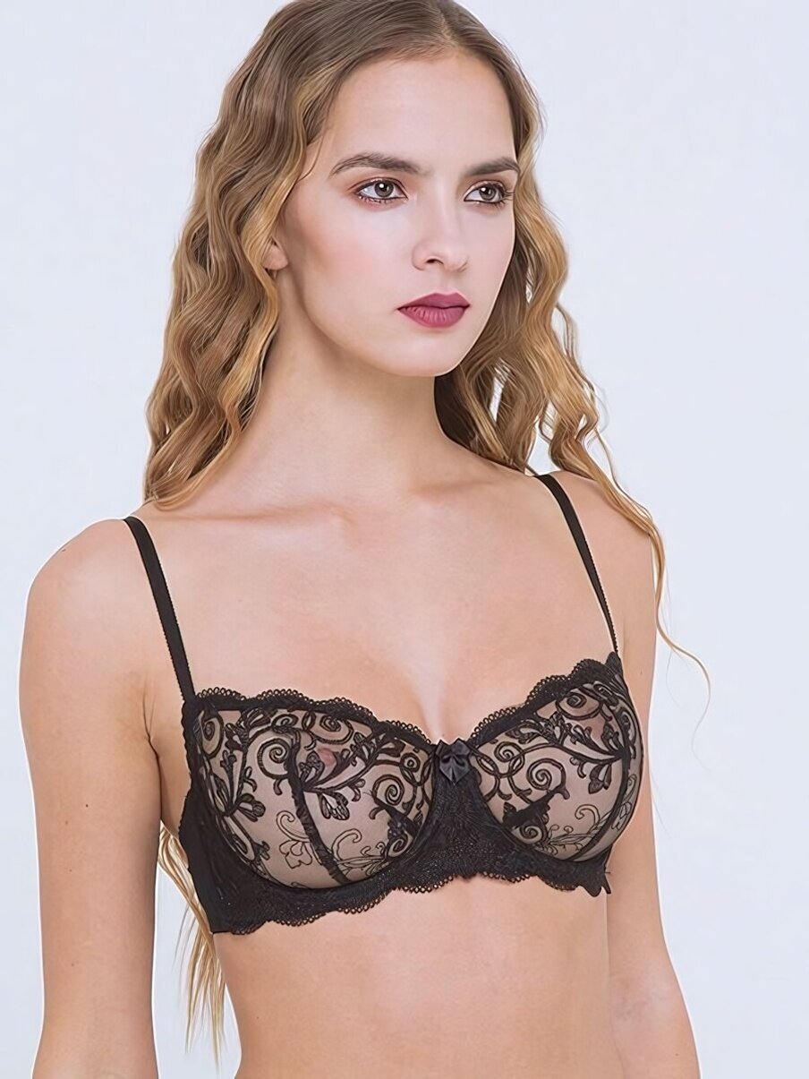 Бюстгальтер Бюстгальтер с мягкой полупрозрачной чашкой