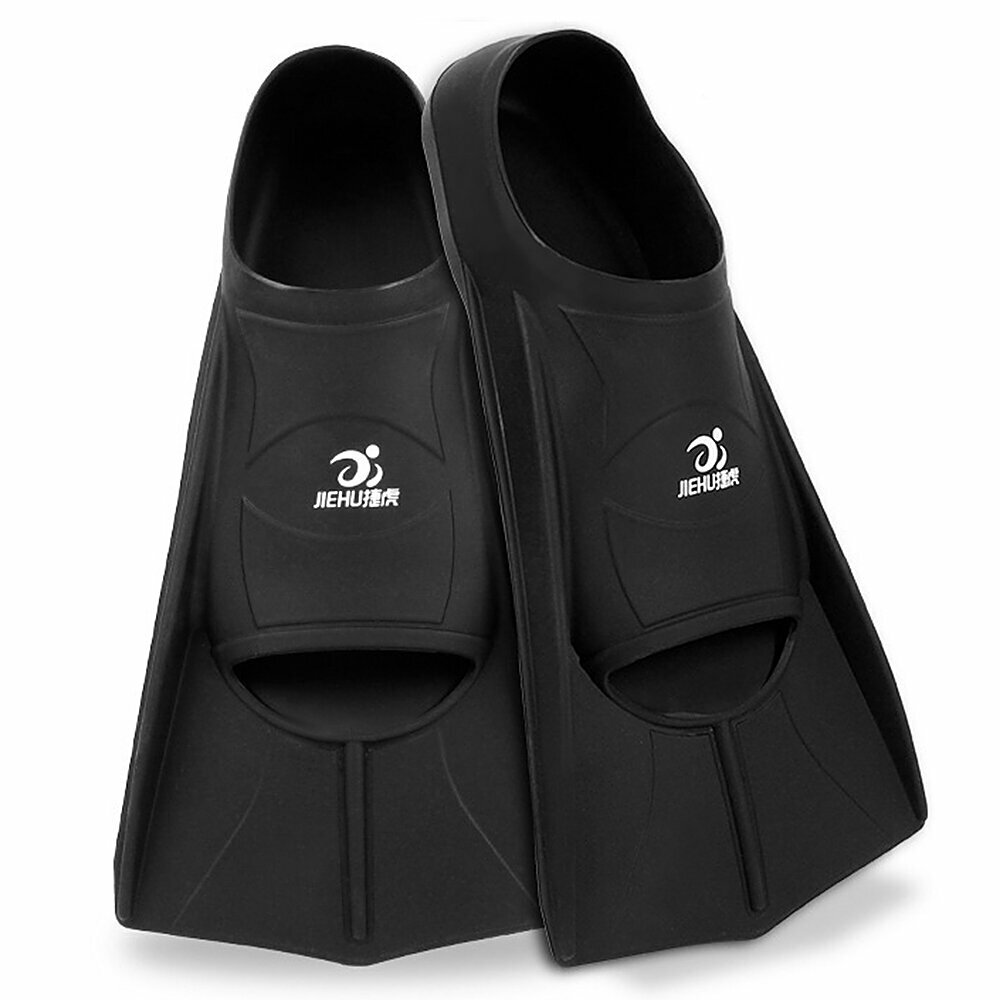 Ласты для снорклинга из силикона короткие ласты для дайвинга плавательные ласты снорклинг-гирда снорклинг-оборудование Черный Синий Желтый Размеры XS S M L XL Вес 520-860 г 1.1-1.9 фунта Пакет содержит 1 пару ластов