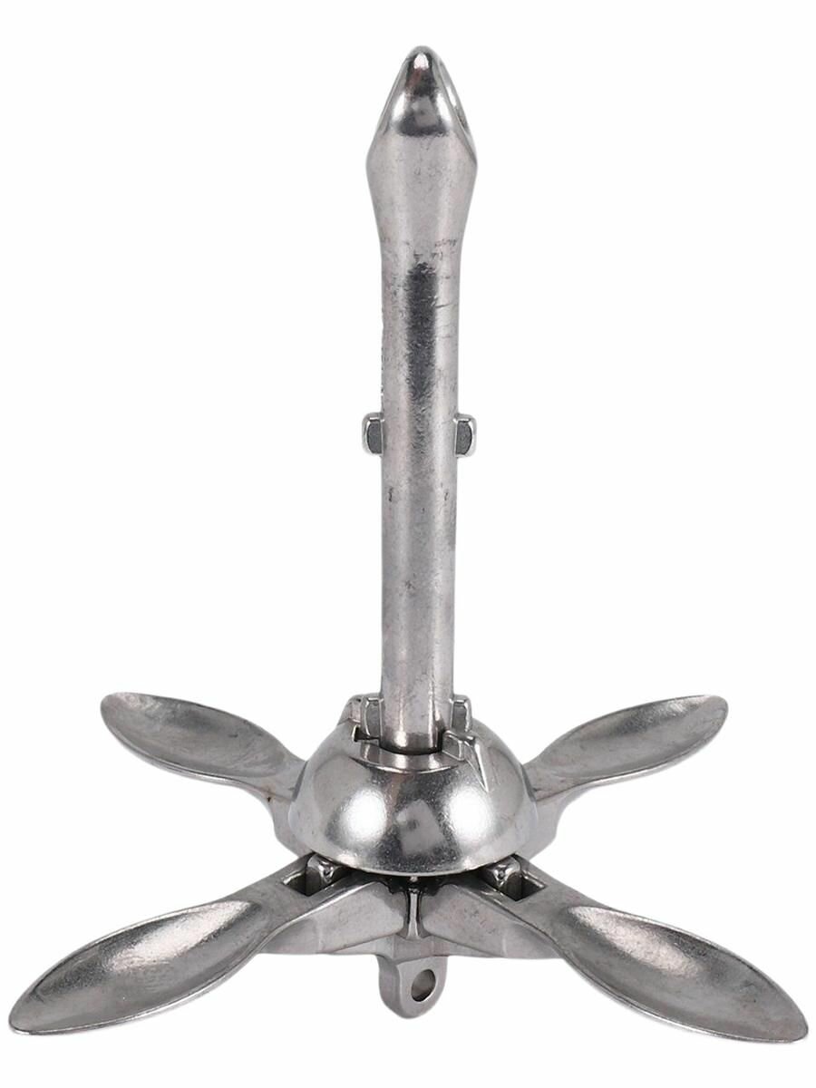 Надувной металлический якорь для лодки, плота, рыбацкой лодки, каяка 0,7 кг