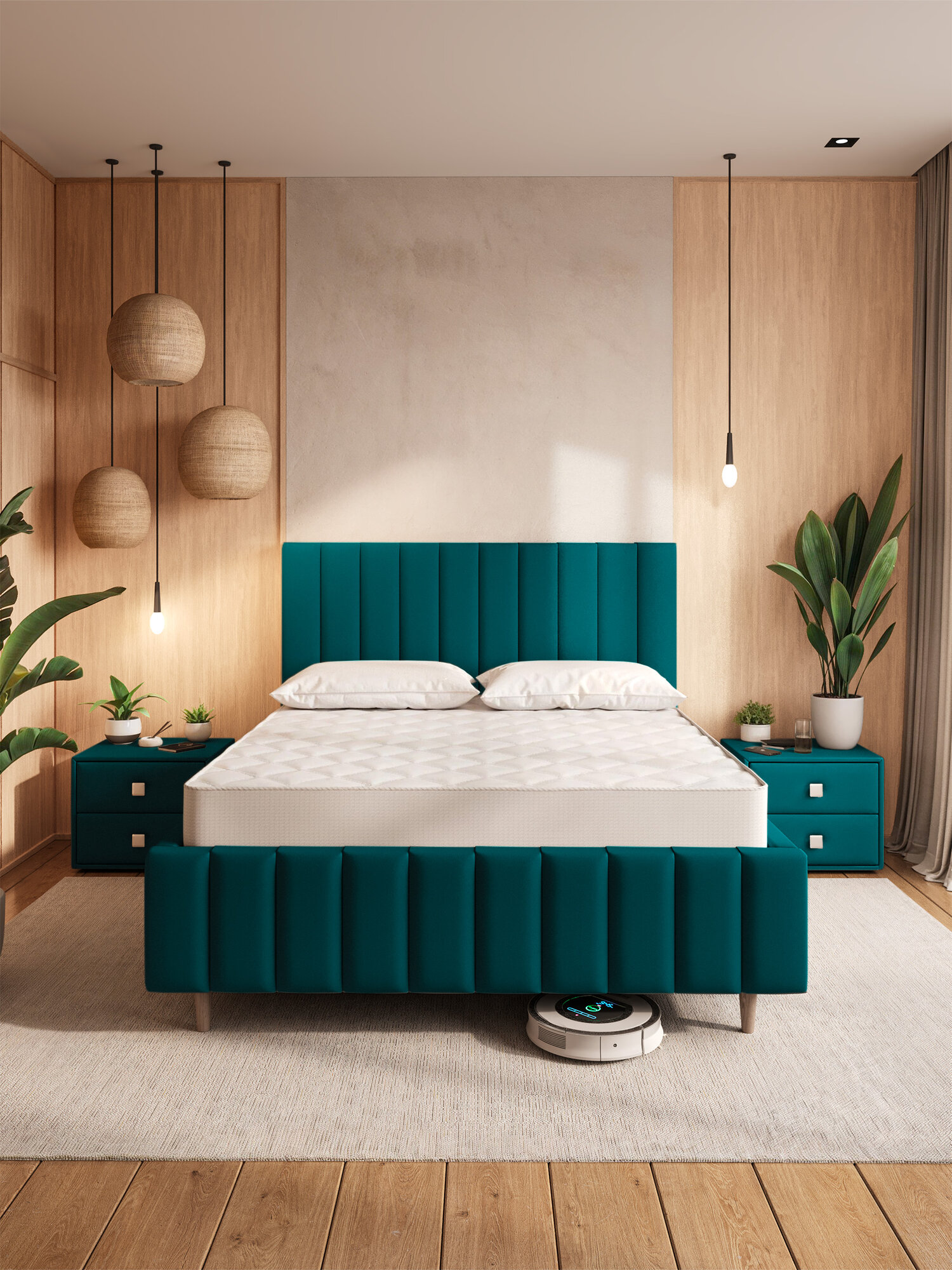 Кровать двуспальная 180х200 с подъемным механизмом, Ницца с мягким изголовьем для дома и спальни, ортопедическое основание, ящик для белья