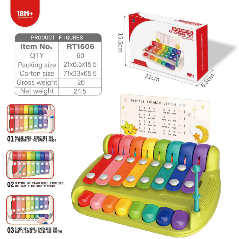 Маленькая трубка, детская игрушка, музыкальный инструмент для детей, гармоника, играемая для мальчиков и девочек, кросс-бордер