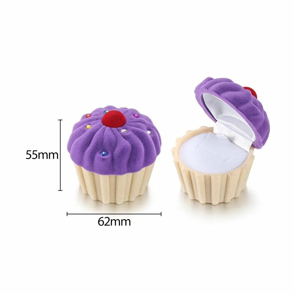 Подарочная коробочка для кольца/для серег, Ювелирная упаковка, Подарочная упаковка, Футляр,1шт