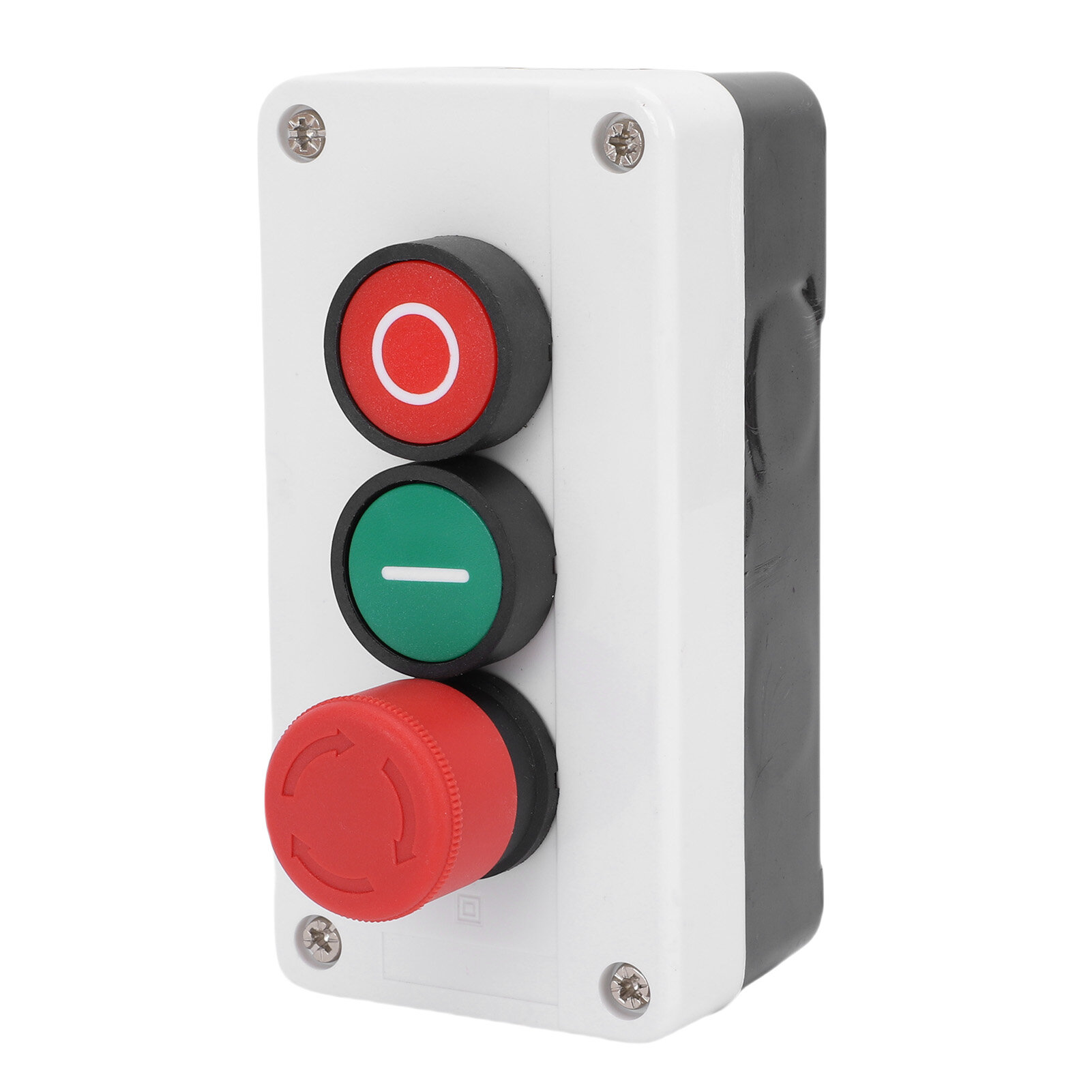 Кнопка мгновенного включения/выключения, красная/зеленая, 10 А, 1NC, 1NO, грибовидная защелка, аварийная кнопка, блок управления.