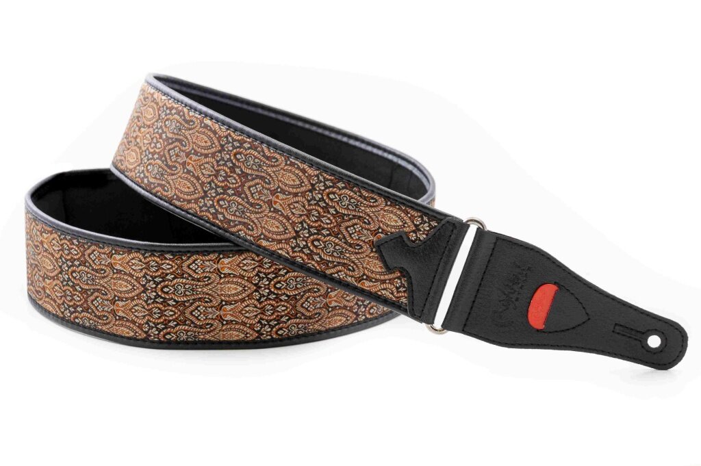 8436612540757 Talisman Cordoba Ремень для гитары, текстиль/синтетика, коричневый, RightOn Straps