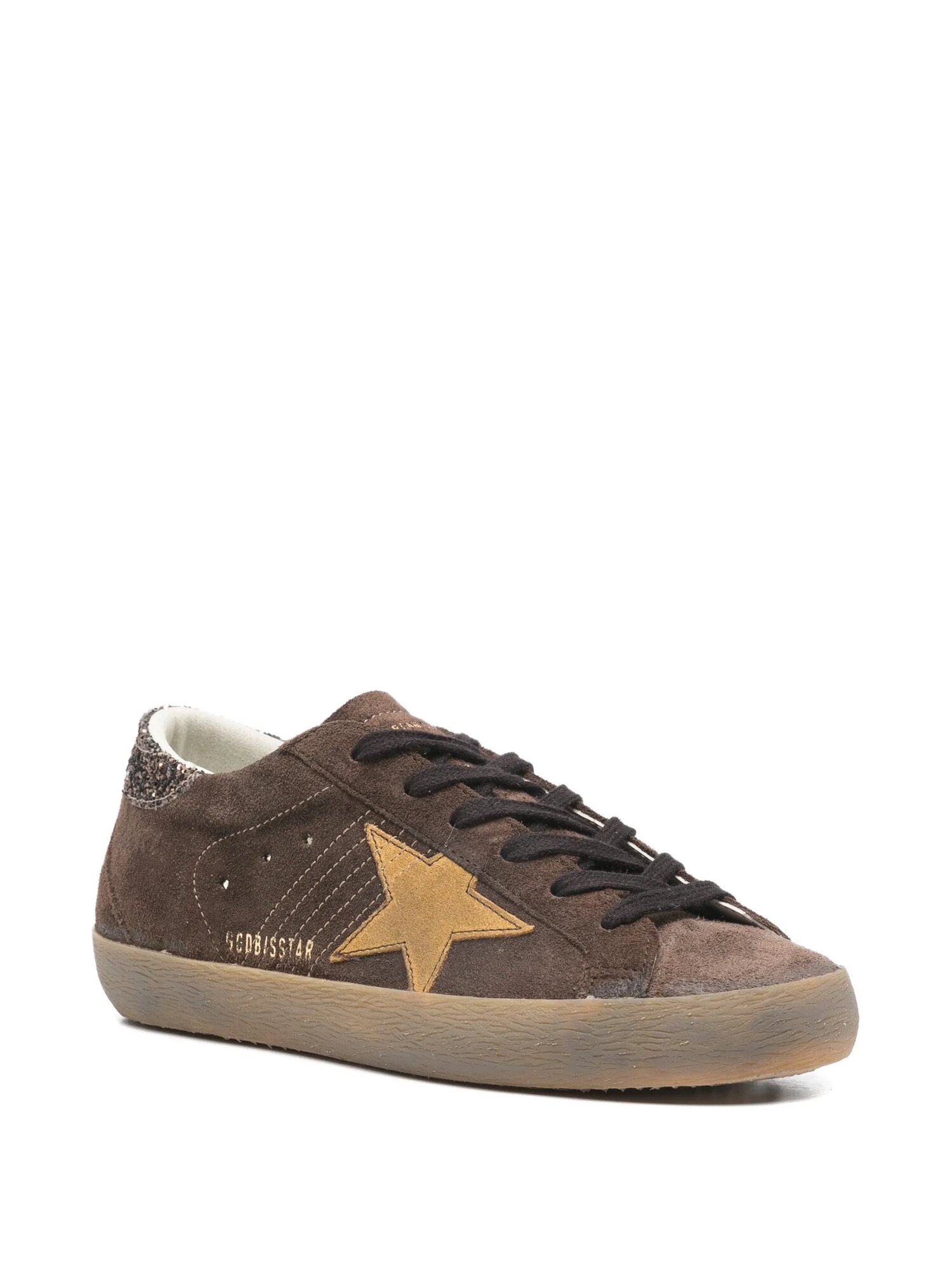 Кроссовки Golden Goose Super-Star, размер 39, коричневый/серый/оранжевый — фото 1